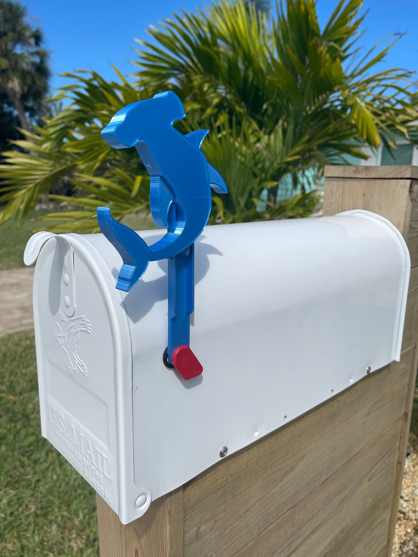 Hammer Head Shark Mailbox Flag 3d Printed custom made | Etsy