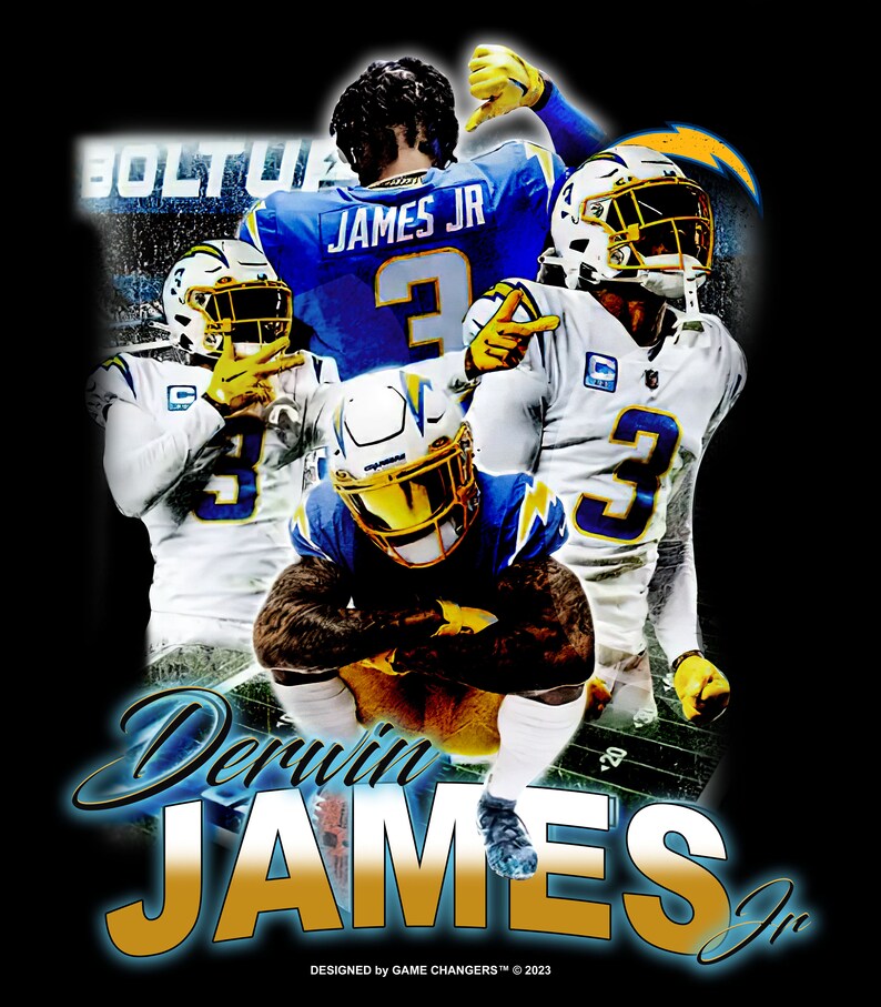 Derwin James T-shirt Design PNG Digital Instant Download - Etsy