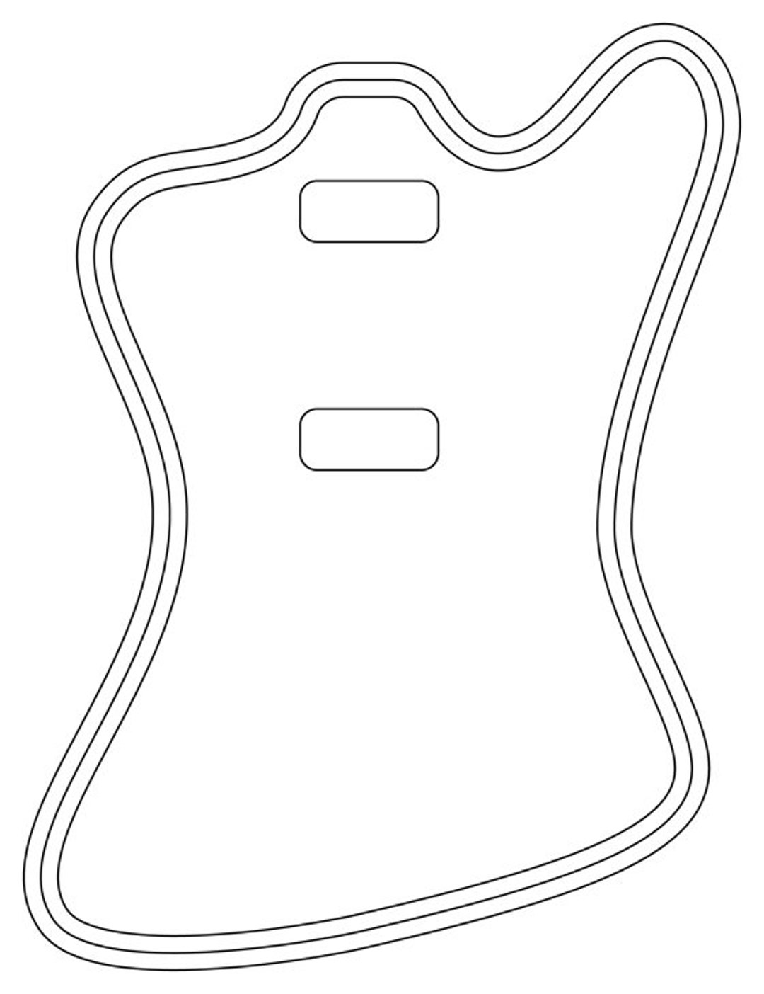 Gibson Firebird Style Guitar Outlines for Lidded Boxes - Etsy