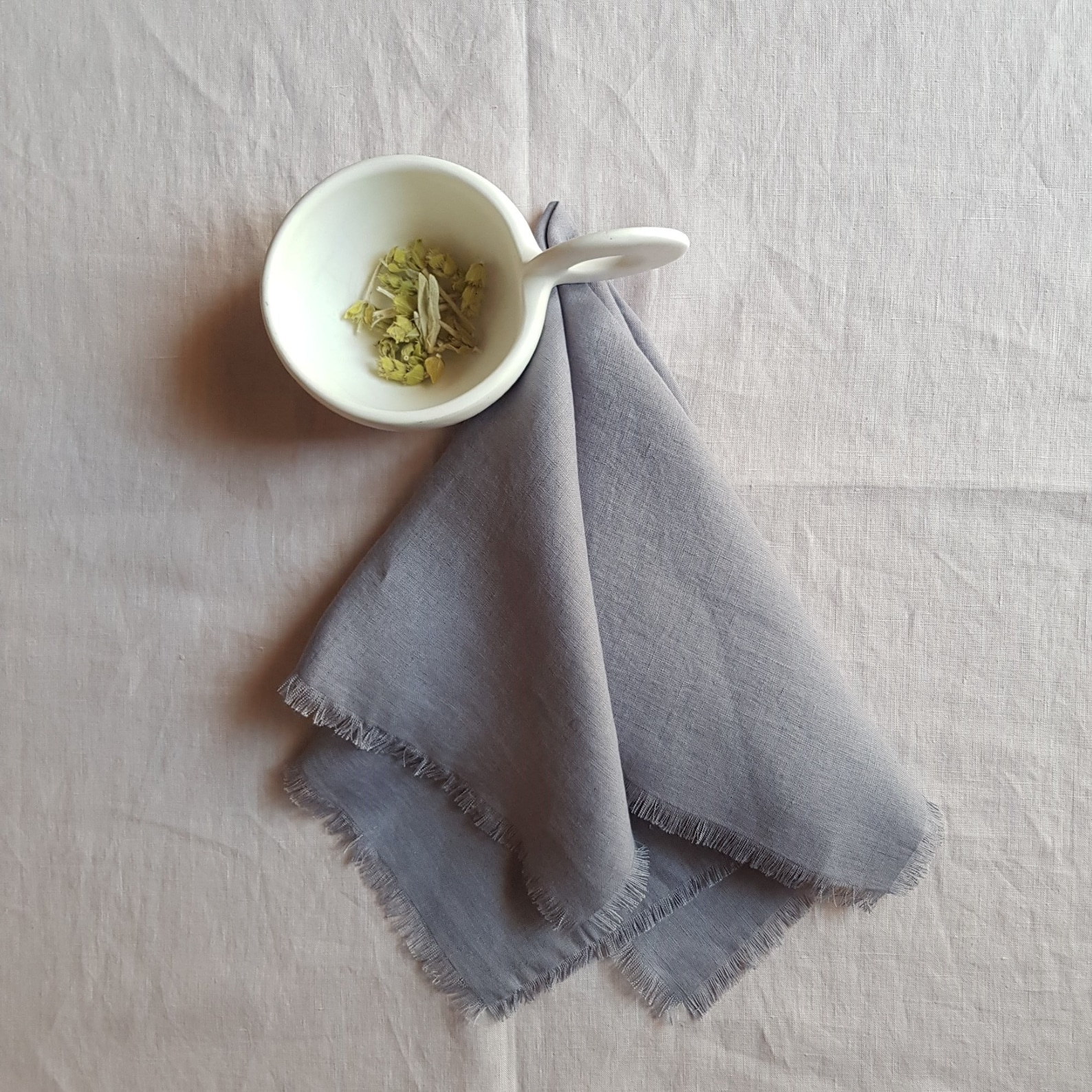 Bulk Gray Linen Napkins: Frayed Edge, Italian Textile, 50+ Pcs - Etsy