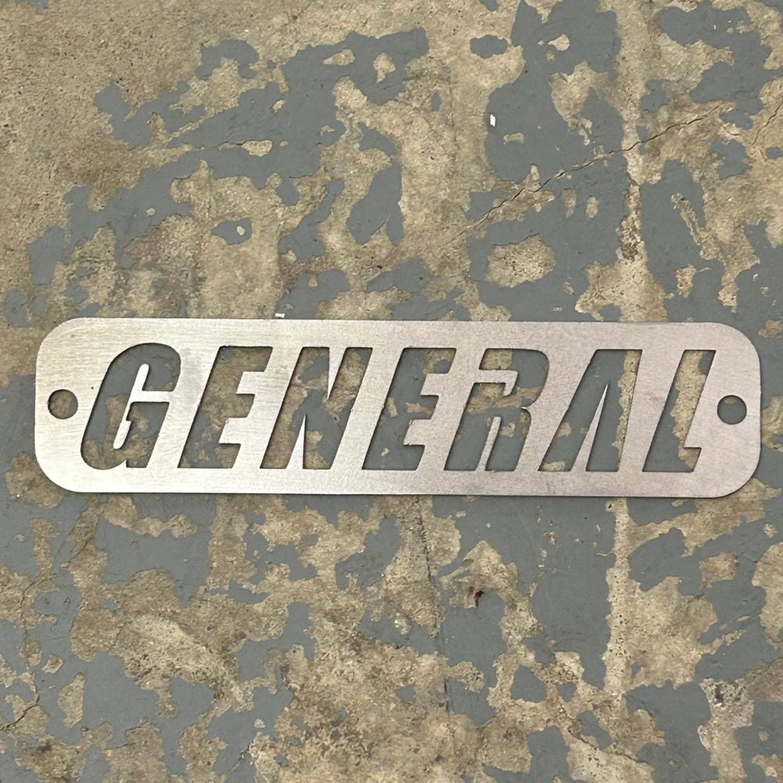 Customizable Steel General Badge – Perfect for Personalizing SXS ...