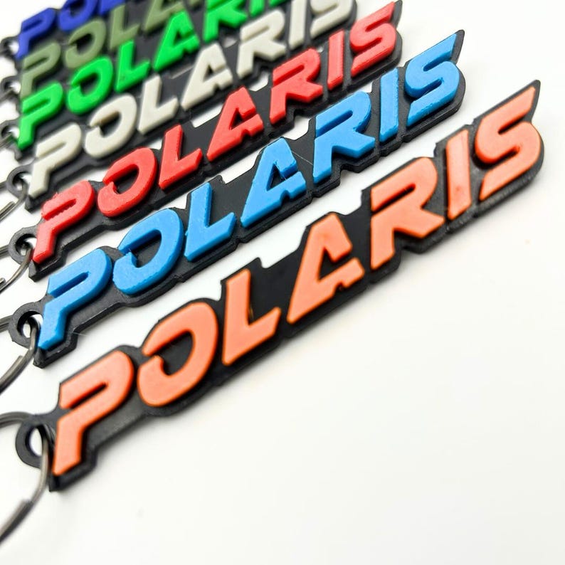 Polaris Keychain – Custom Offroad Key Tag | Premium PETG Accessory by ...