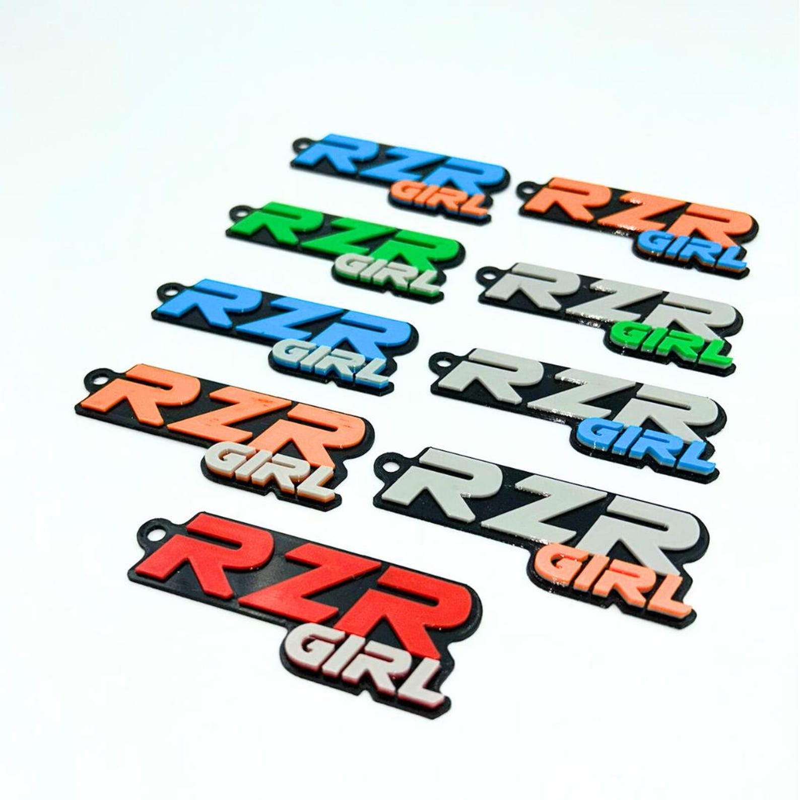 RZR Girl Keychain – Premium Off-road Gift | Precision-made Key Tag ...