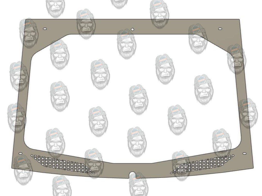 DXF File, Kawasaki KRX 1000 Windshield Frame (fits 2020-2023) - Etsy