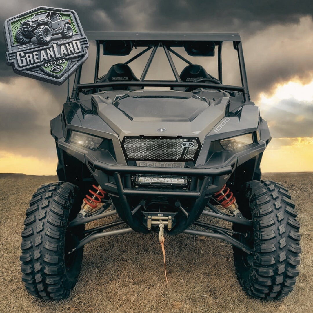 Polaris General Grille - Custom Heavy-duty UTV Front Grille, Durable ...