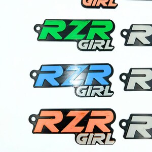 RZR Girl Keychain – Premium Off-road Gift | Precision-made Key Tag ...