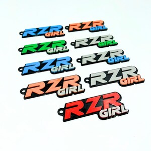 RZR Girl Keychain – Premium Off-road Gift | Precision-made Key Tag ...