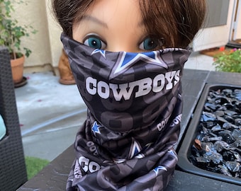 Dallas Cowboys Face Mask - Etsy