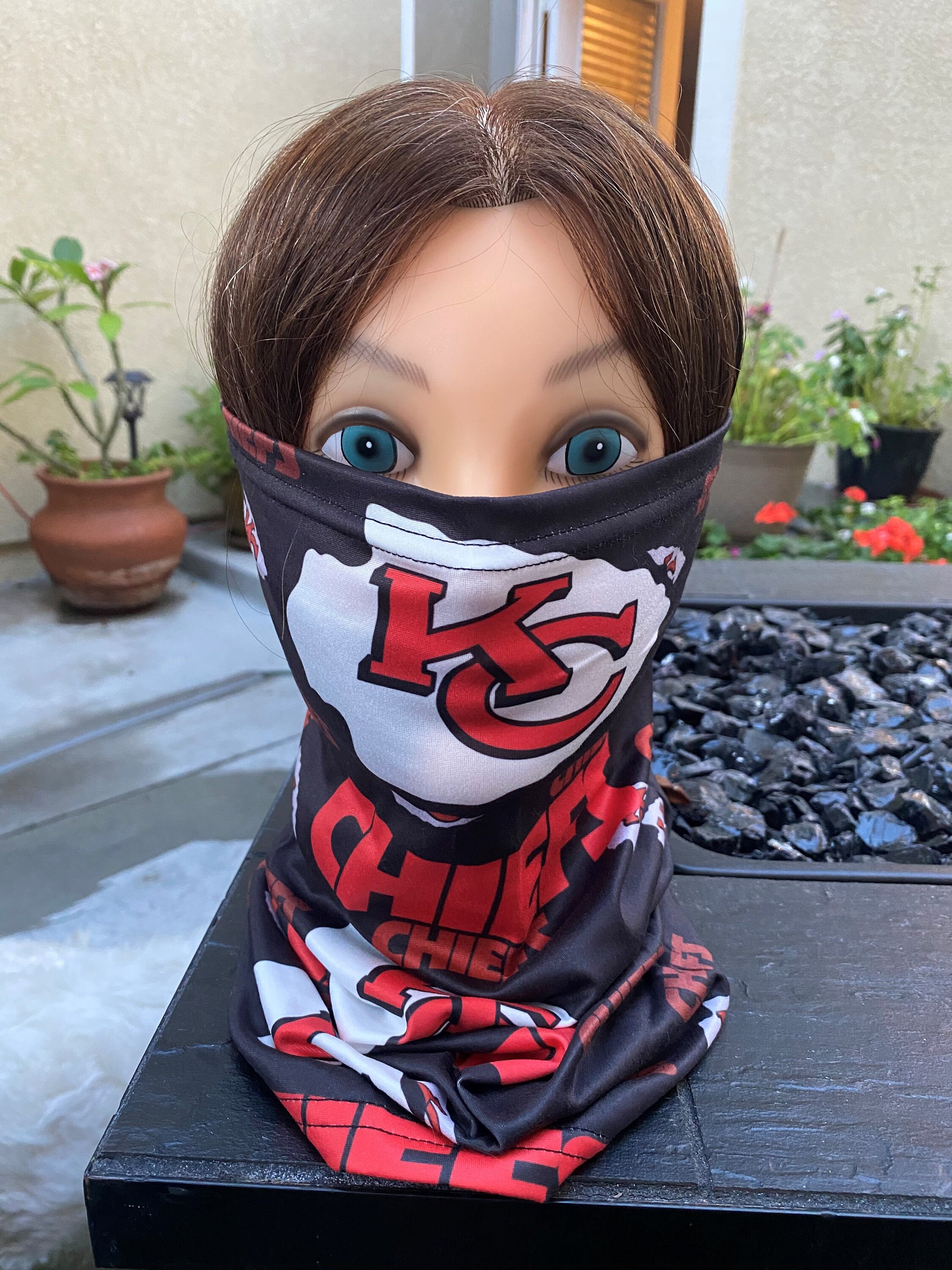 Kansas City Chiefs Mask - Etsy