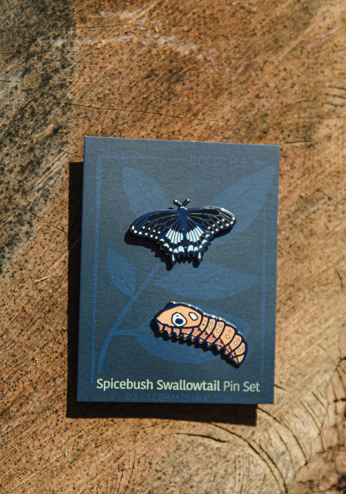 Spicebush Swallowtail Butterfly Pin Set | Etsy