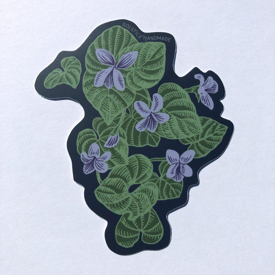 Violets Sticker - Etsy