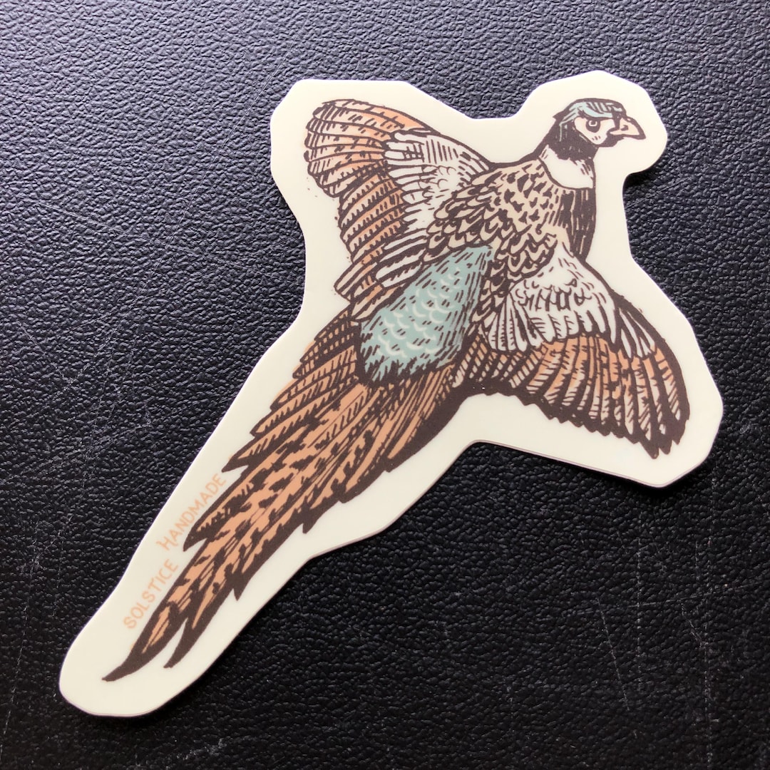 Pheasant Sticker - Etsy