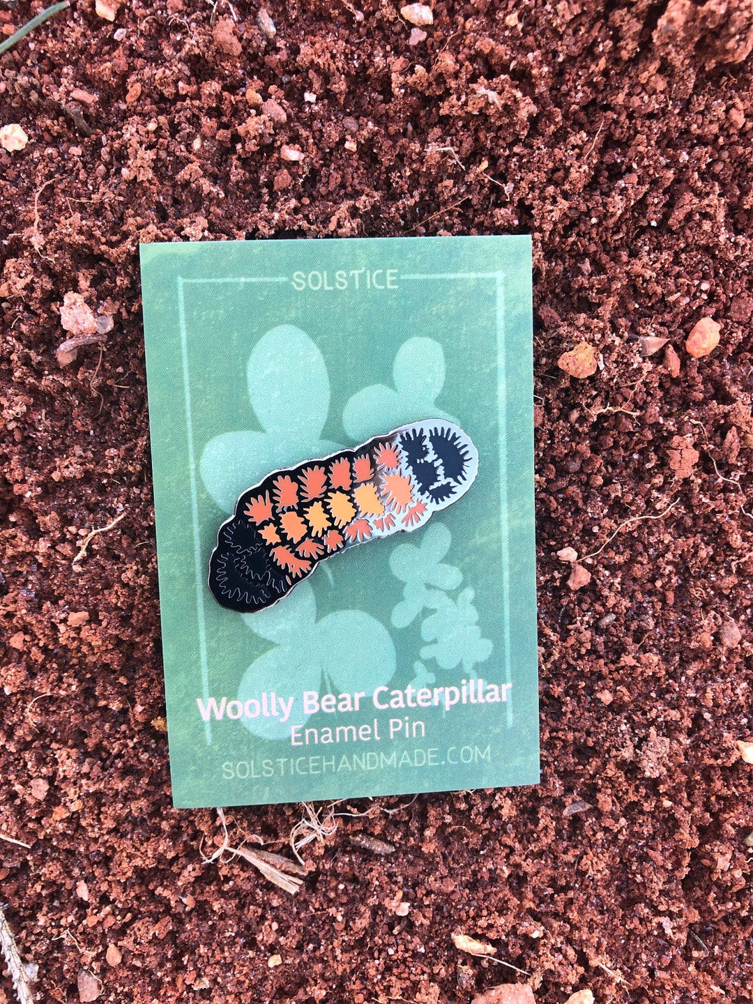 Woolly Bear Caterpillar Enamel Pin - Etsy