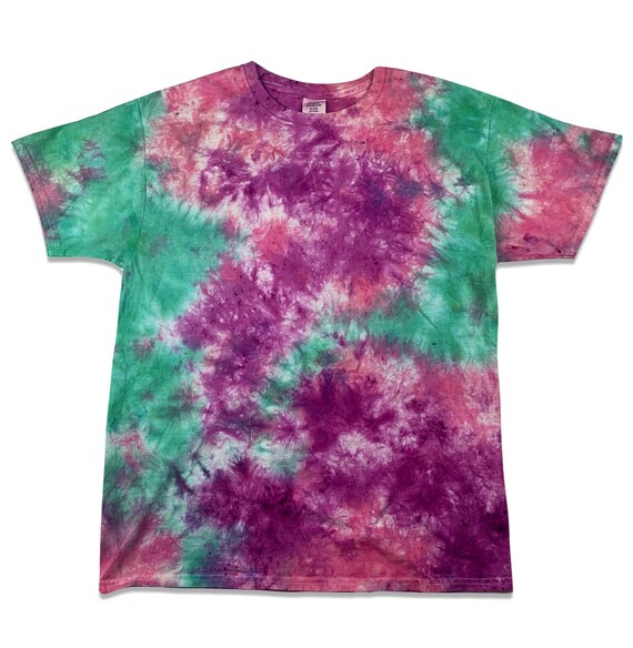 Small Crumple Tie Dye Tee Foul Crowd Scrunch Dye Crumple - Etsy