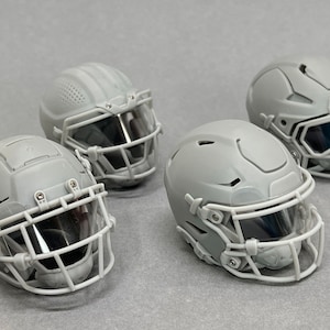 Raw/unfinished 3D Printed Riddell Speedflex, Schutt F7, Vicis Zero2 ...