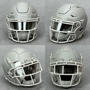 Premium Quality Raw/unfinished 3D Printed Schutt F7 and Riddell ...
