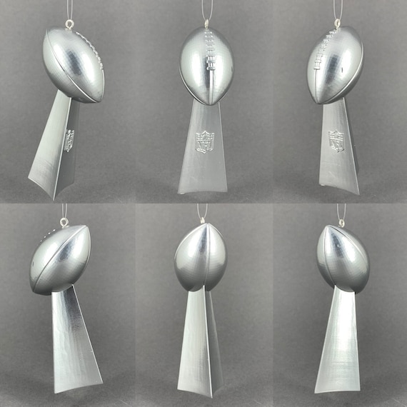 90mm 3D Printed Super Bowl NFL Championship Lombardi Trophy | Etsy