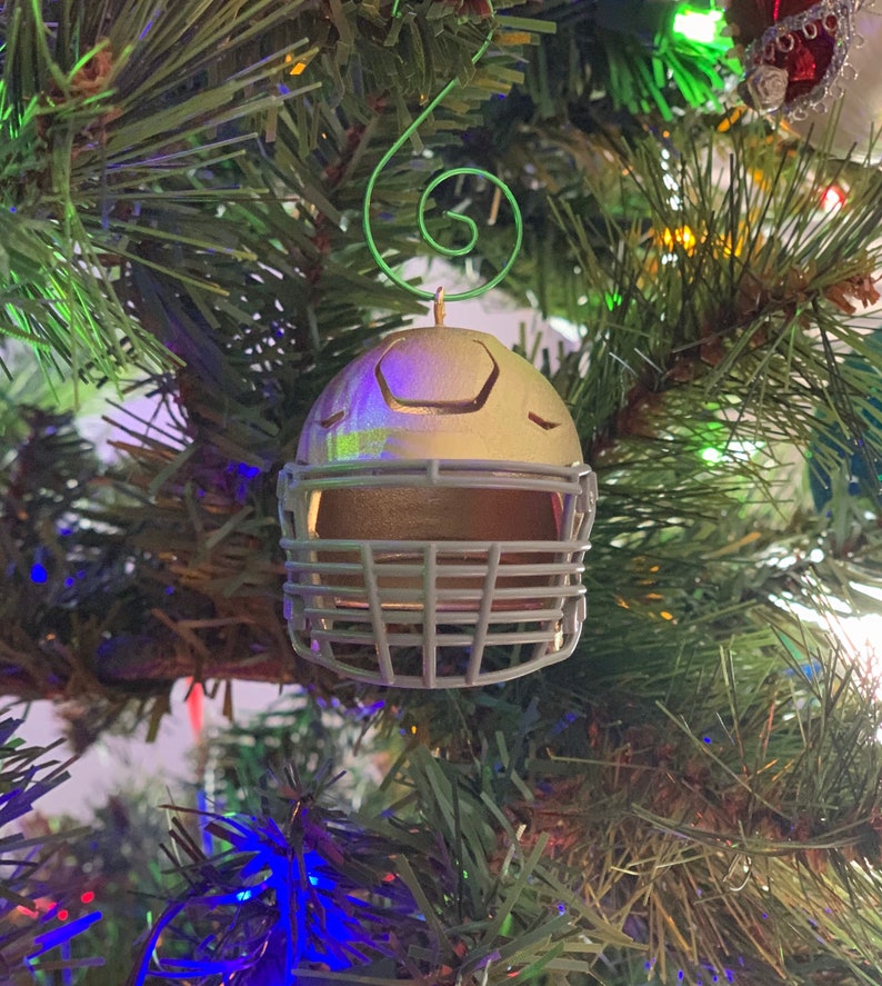 3D Printed Gold Texture With Grey Facemask Riddell Speedflex - Etsy