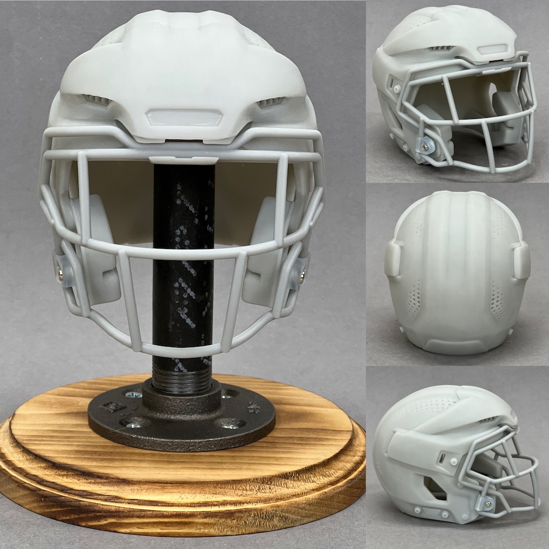 3D Printed Vicis Zero2 Trench Modern Era Football DIY Mini Helmet Kit ...