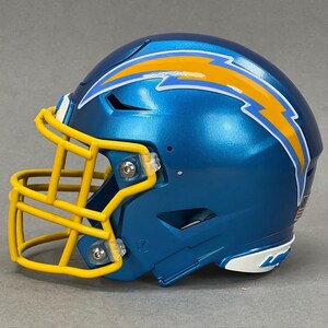 3D Printed Los Angeles Chargers Flash-style Powder Blue Metallic ...