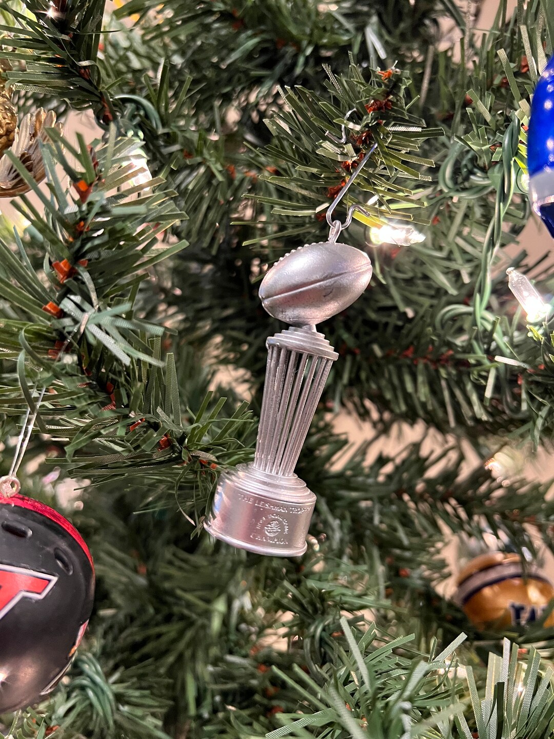 3D Printed Rose Bowl Trophy Holiday Ornament - Etsy