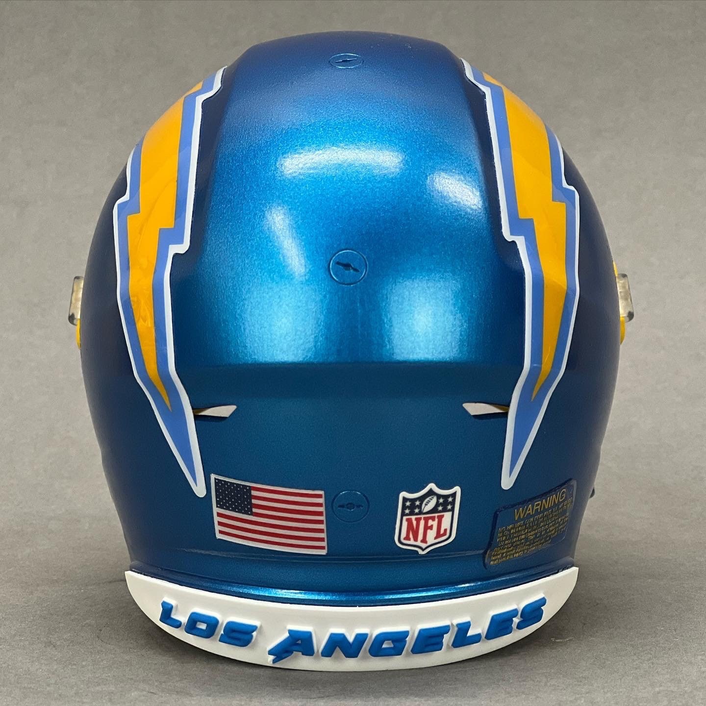 3D Printed Los Angeles Chargers Flash-style Powder Blue Metallic ...