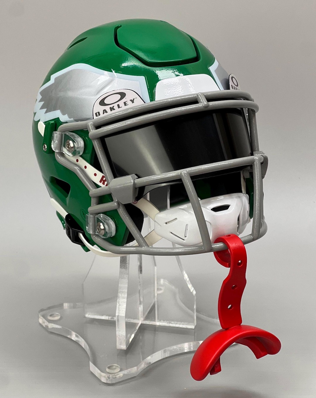 3D Printed AJ Brown Philadelphia Eagles Throwback Kelly Green Riddell ...