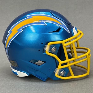 3D Printed Los Angeles Chargers Flash-style Powder Blue Metallic ...