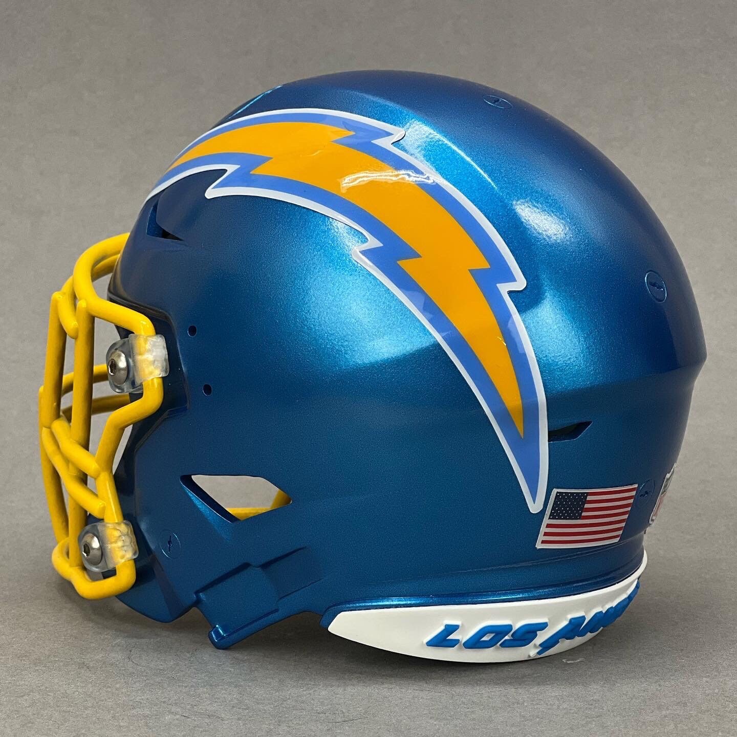 3D Printed Los Angeles Chargers Flash-style Powder Blue Metallic ...