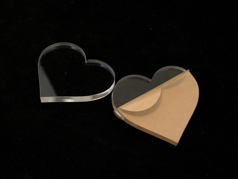 Laser Cut Clear Acrylic Blanks Hearts - Etsy