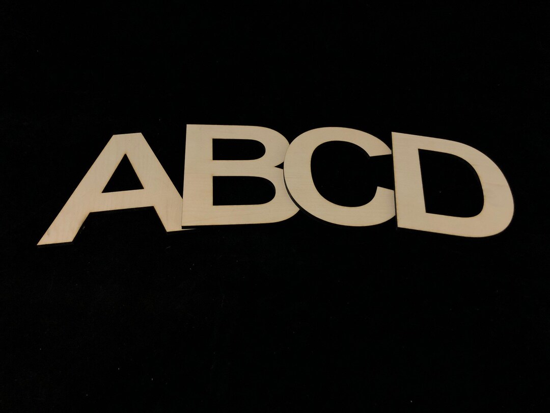 Laser Cut Wooden Letters - Etsy