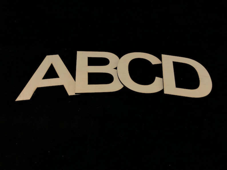 Laser Cut Wooden Letters - Etsy