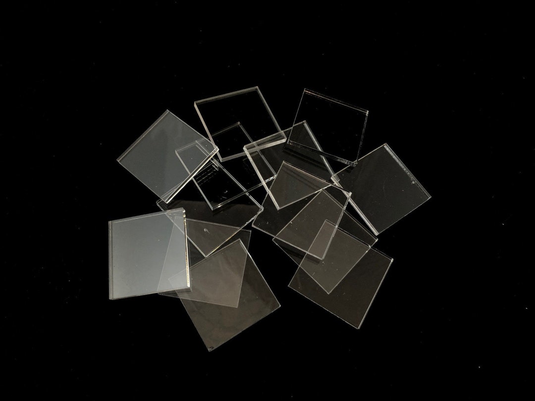 Laser Cut Clear Acrylic Blanks - Squares - Etsy
