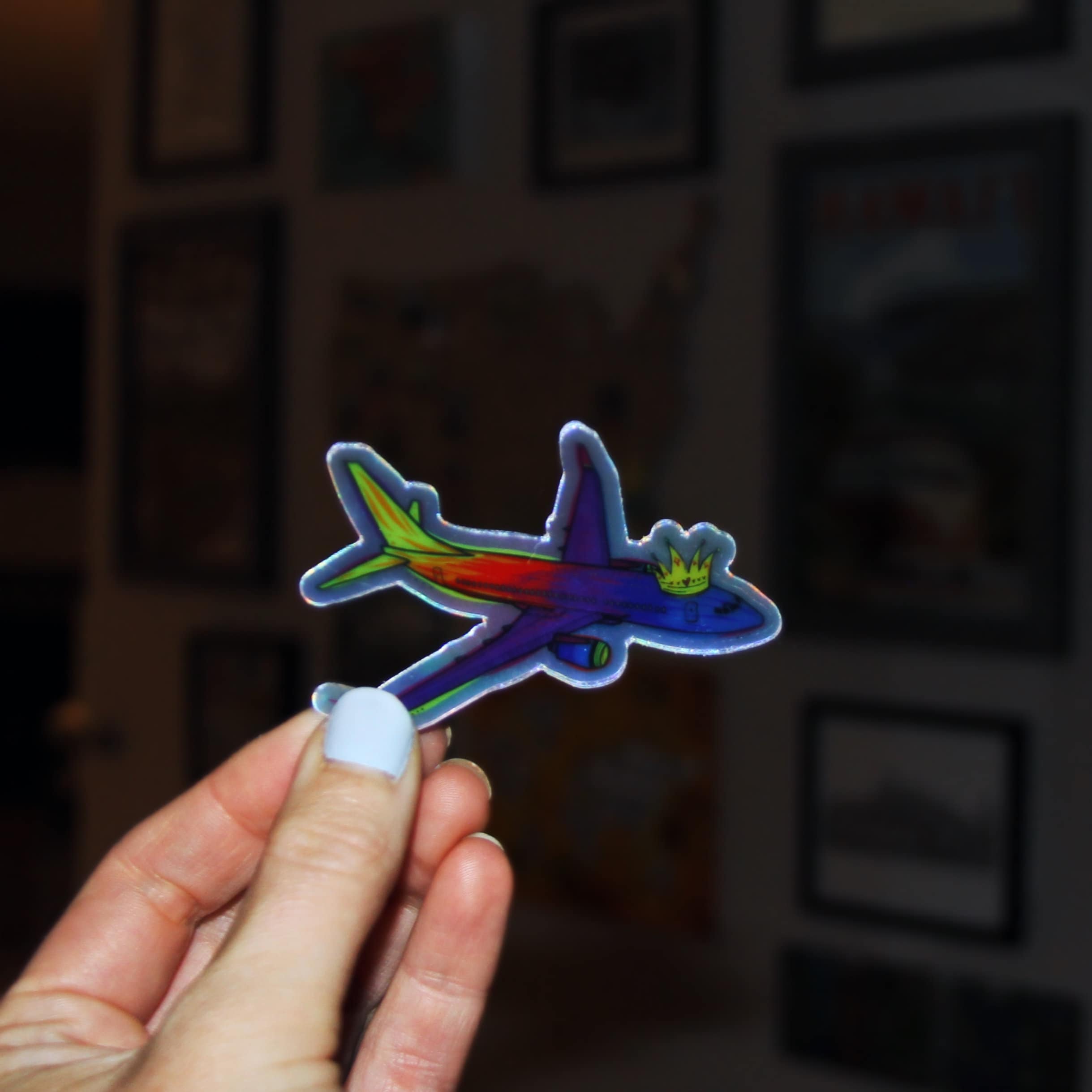 Rainbow Queen Colorful Boeing Pride LGBTQ Airplane: - Etsy