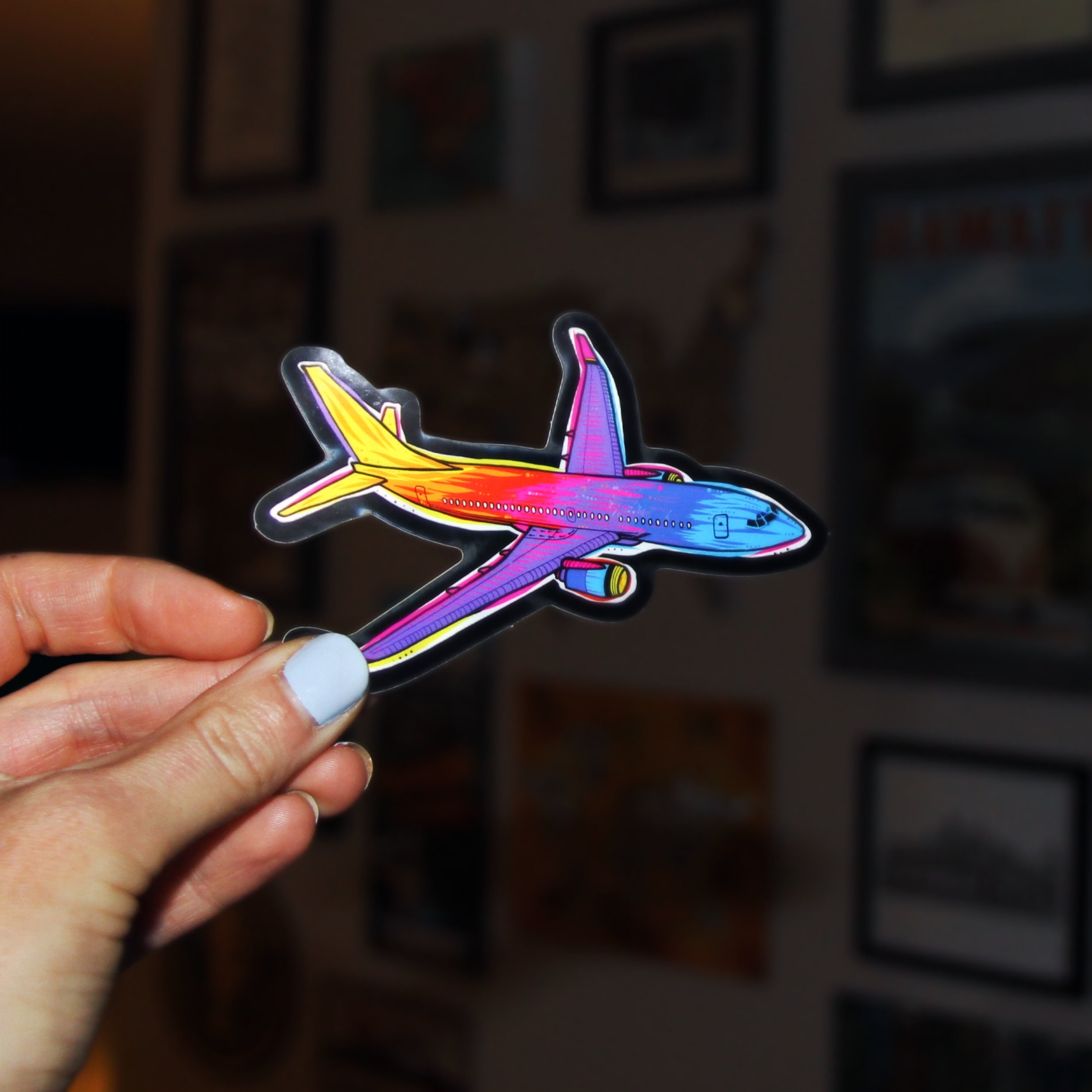 Rainbow Queen Colorful Boeing Pride LGBTQ Airplane: - Etsy