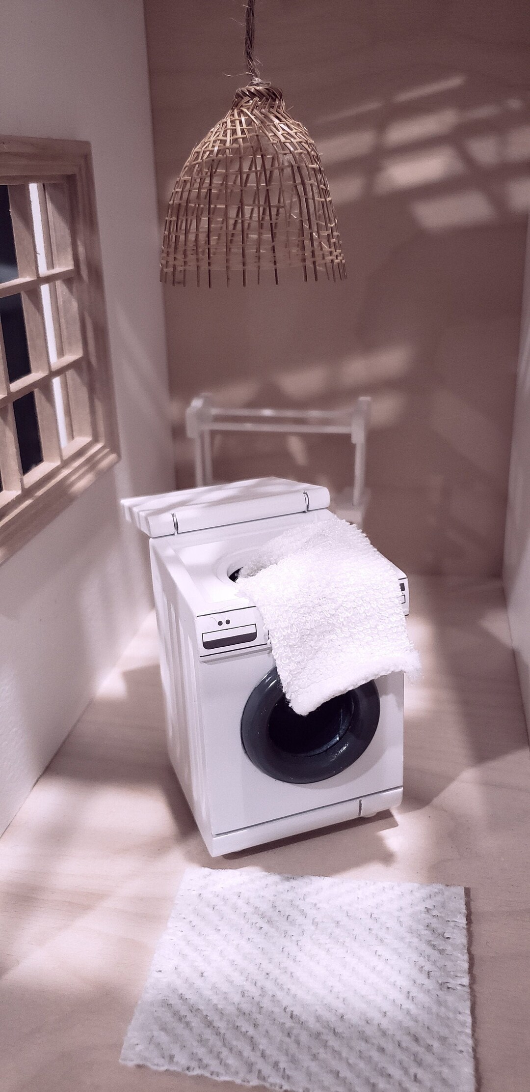 1:12 Wooden Dollhouse Washing Machine - Etsy