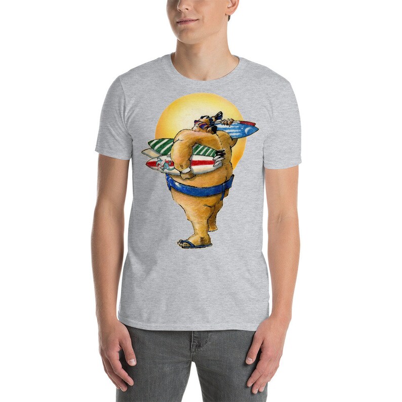 Sumo Surf Wrestling Vintage Sumo Wrestler Retro Sumo Short-sleeve ...