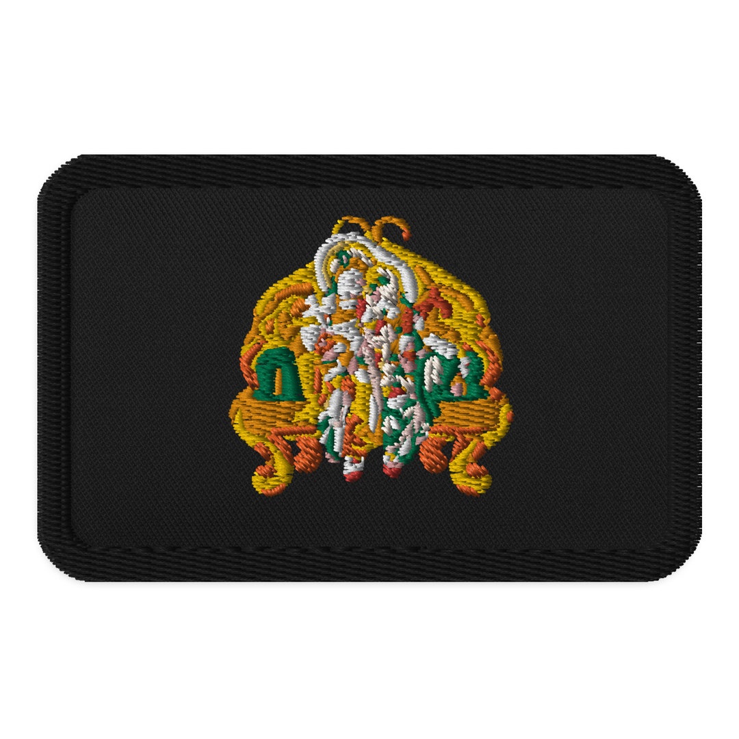 Hindu God Lord Shri Krishna Embroidered Patches - Etsy