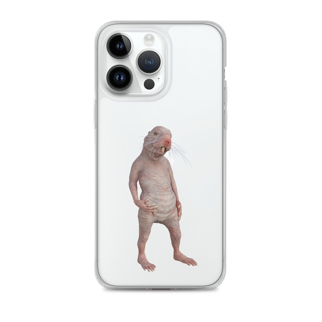 Live Weird Funny Naked Mole Rat Strange Animal Clear Case for Iphone ...