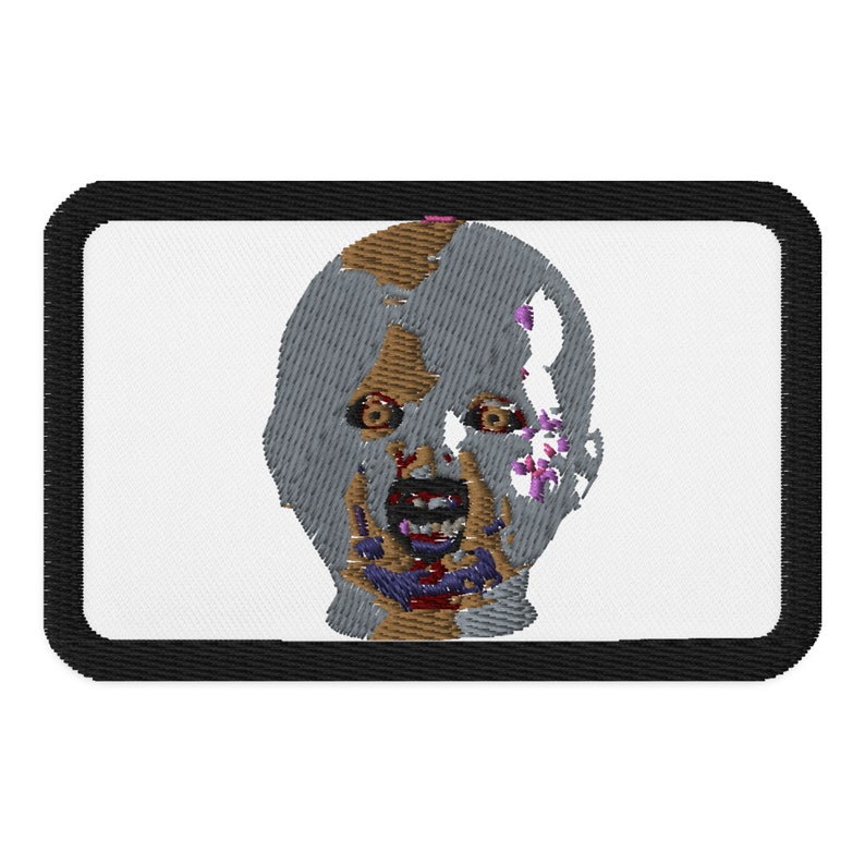 Scary Doll Head Creepy Halloween Horror Baby Embroidered Patches - Etsy