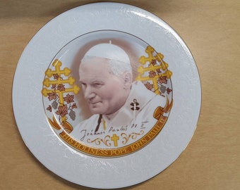 Pope John Paul Plate - Etsy
