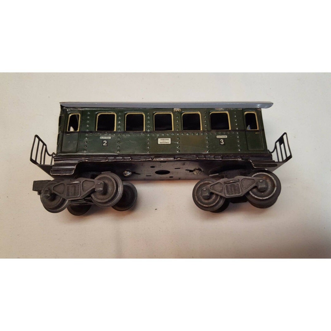 Johann Distler O Gauge Scale Green Metal Passenger Car 2041 "Made in US ...