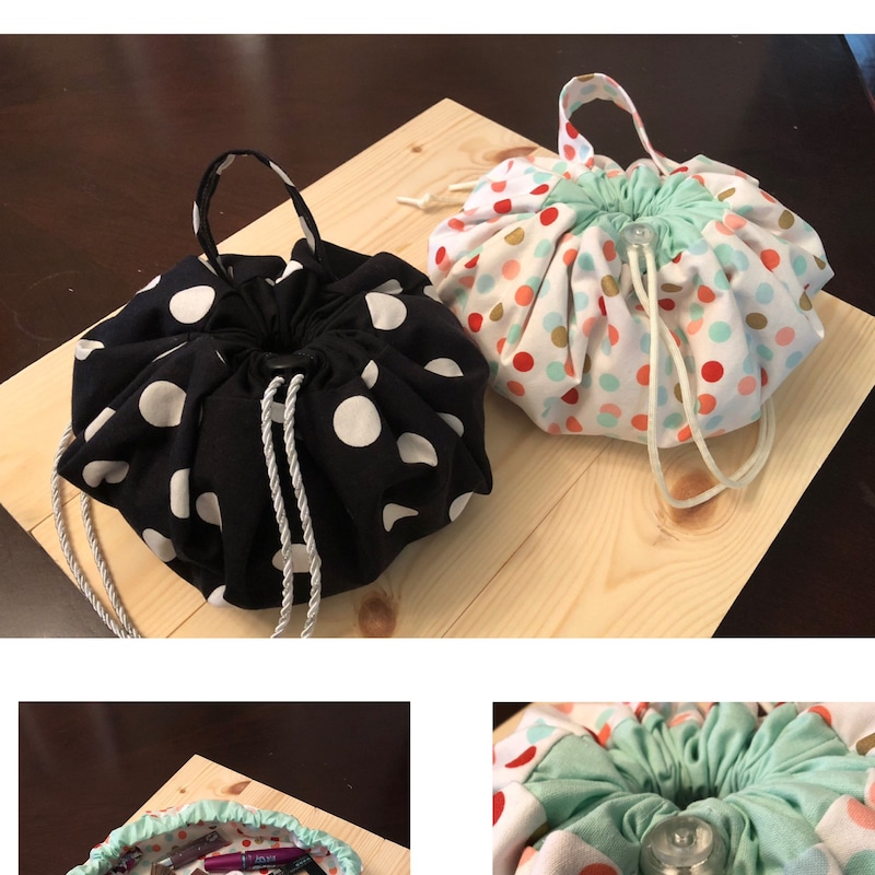 Drawstring Makeup Bag - Etsy