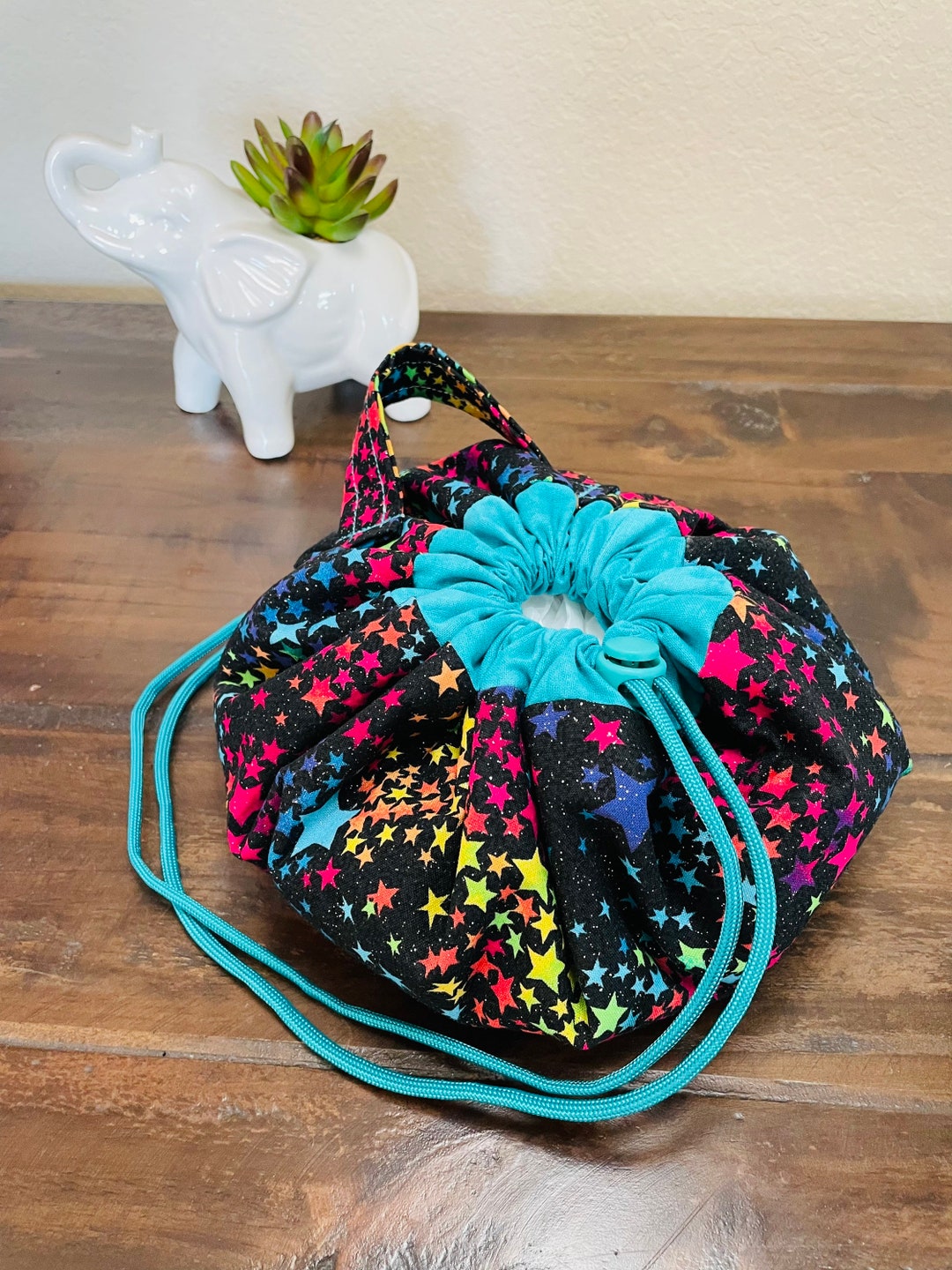 Unique Gift - Drawstring Make up Bag - HANDMADE - Etsy