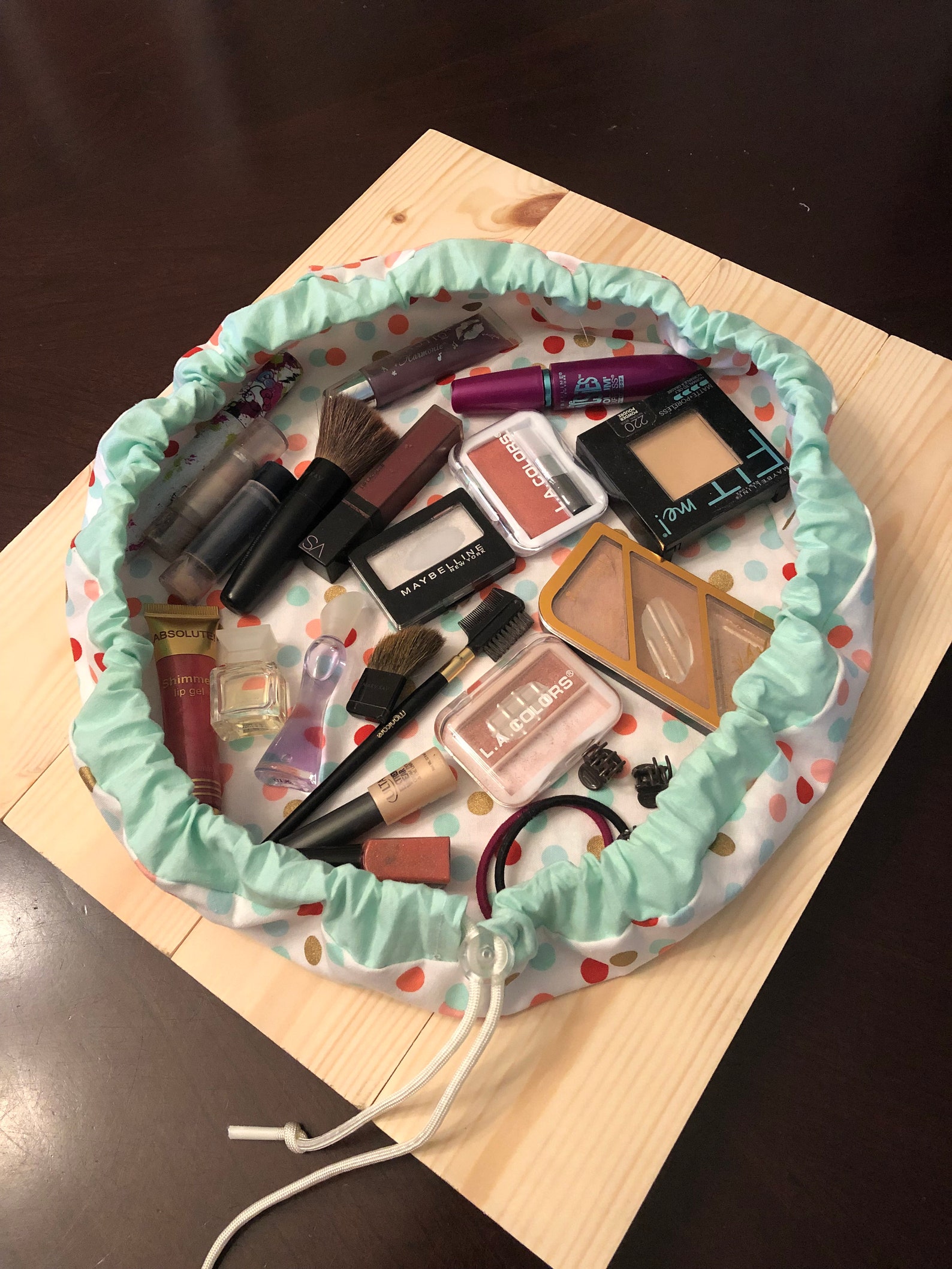 Tutorial - Pattern - Drawstring Make up Bag - Etsy