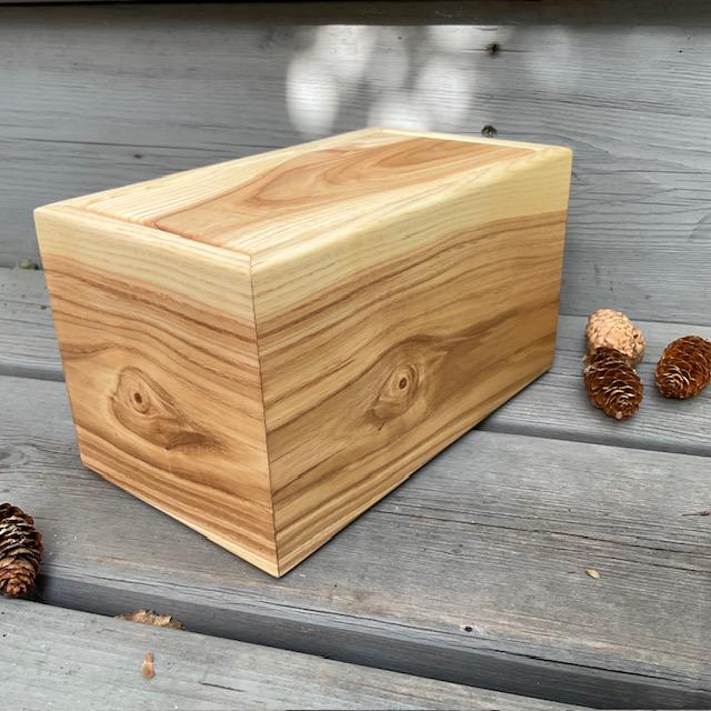 Small Wood Cremation Box - Etsy