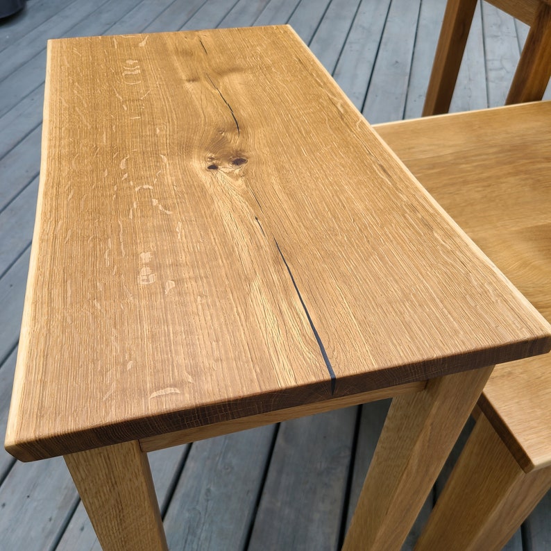 Live Edge White Oak Coffee Table and End Tables - Etsy