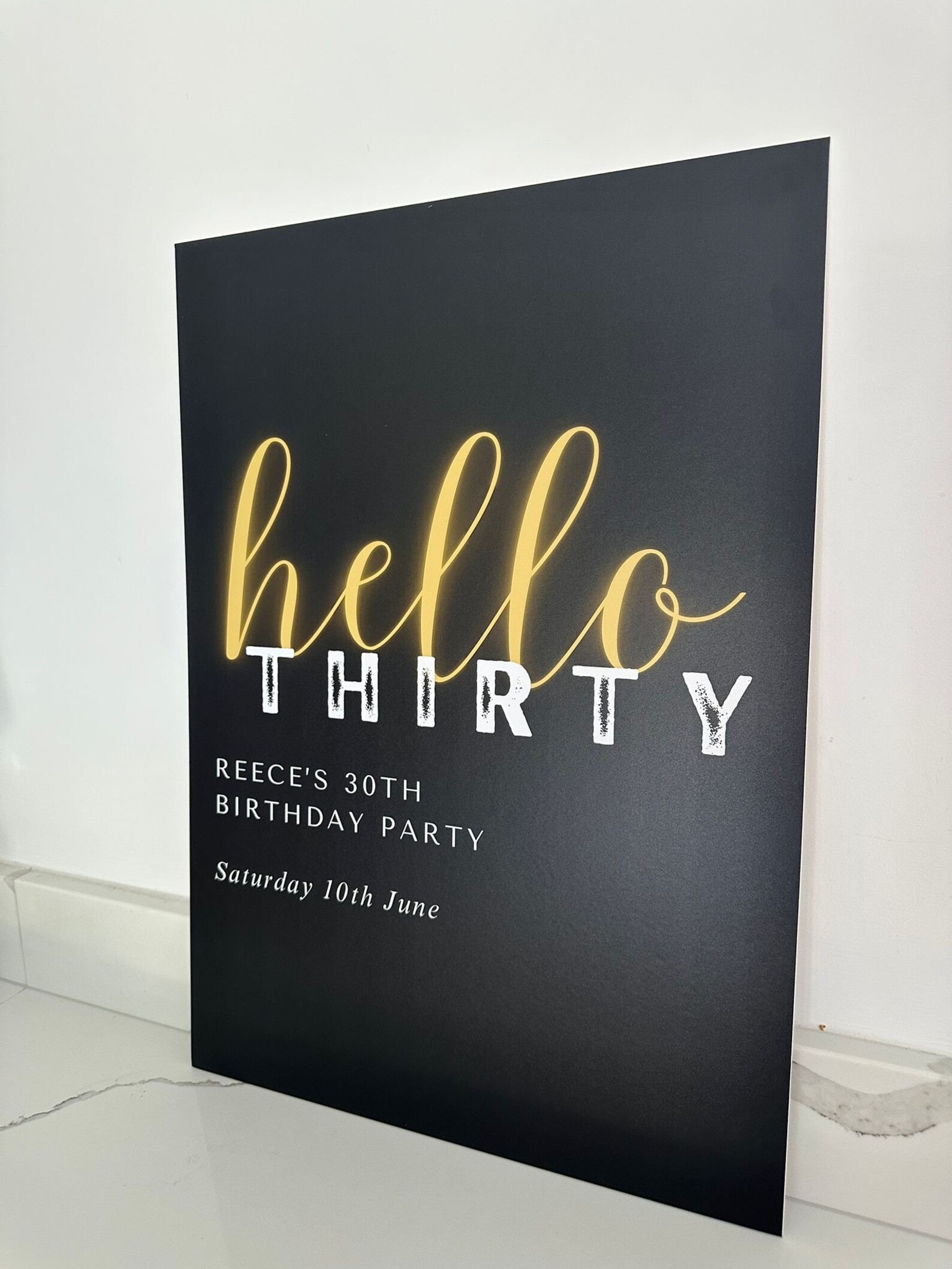 30th Birthday Welcome Board - Etsy UK