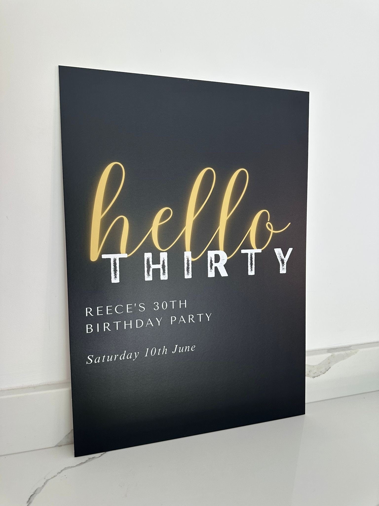 30th Birthday Welcome Board - Etsy UK