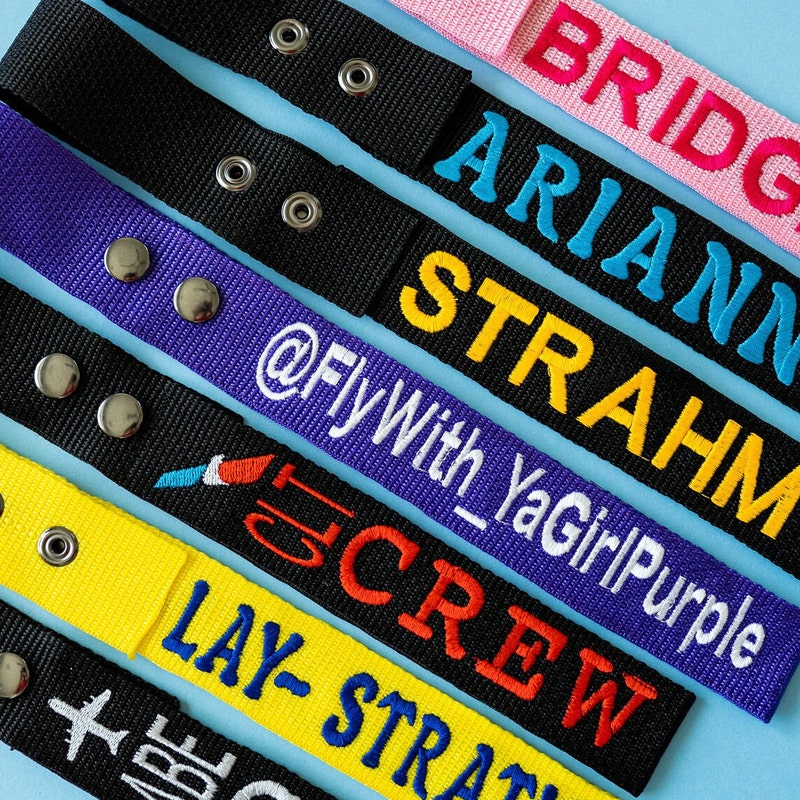 Pilot Luggage Tag Leather - Etsy